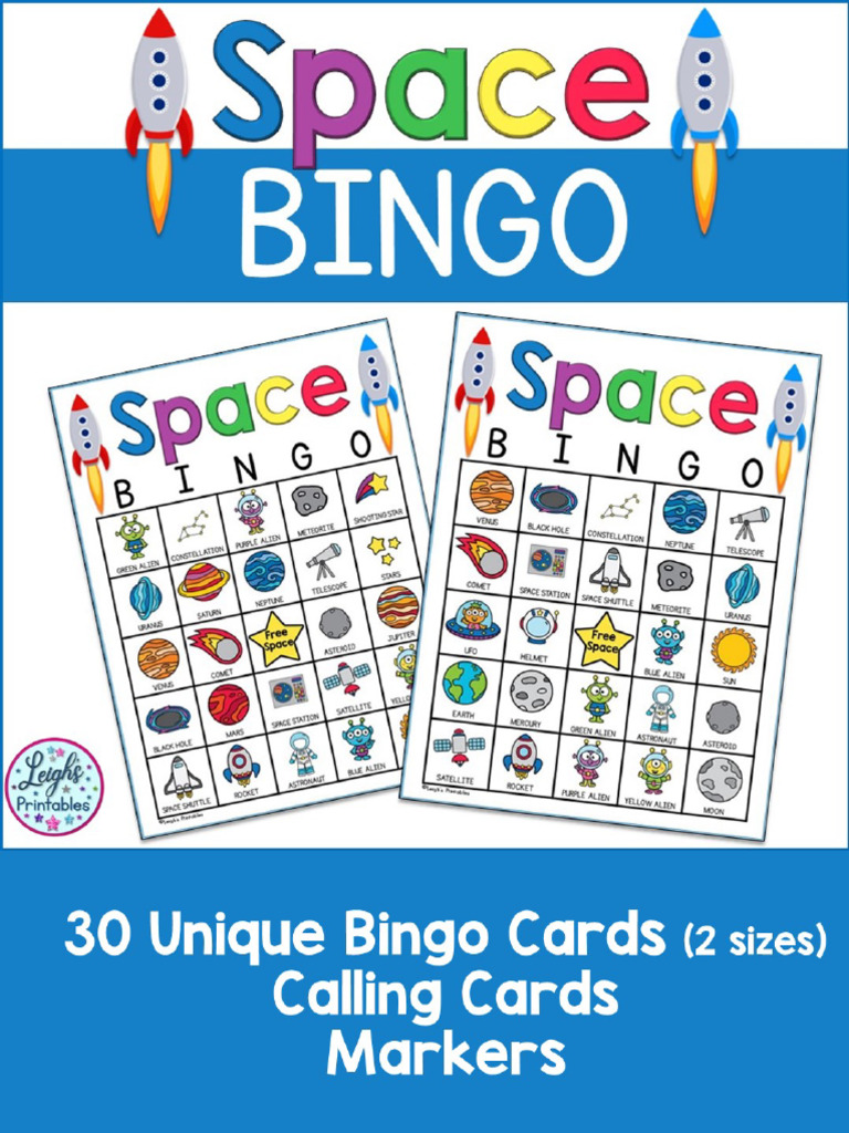 Space Bingo Leigh Sprint Able S | PDF