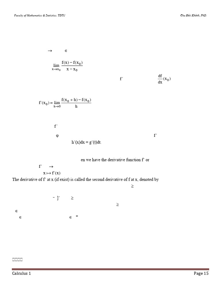 Lecture Notes On Calculus 1 Chapter 4, 5, 6 - 2024 | PDF | Power Series ...