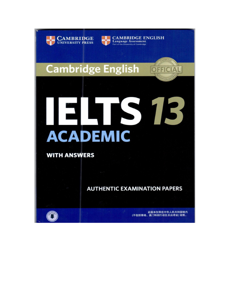 IELTS-Cambridge-13 | PDF