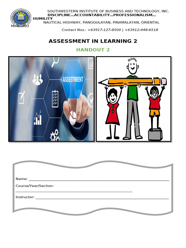 Prof Ed8 -Handouts 2 | PDF | Educational Assessment | Motivational