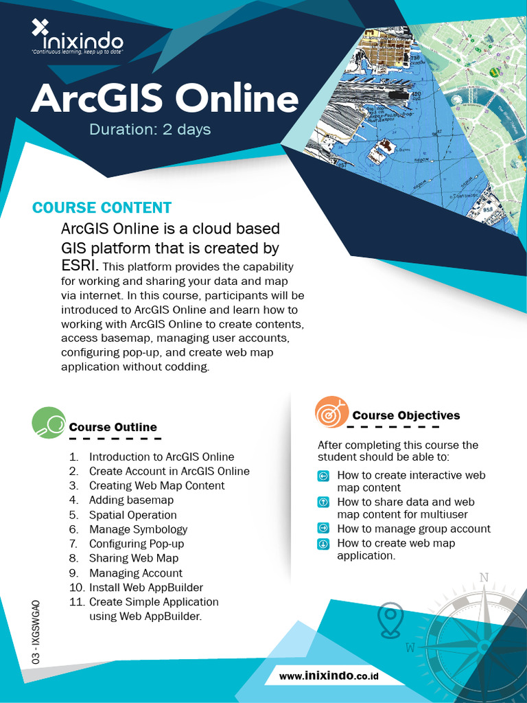 01 - Brosur Pelatihan GIS | PDF | Arc Gis | Geographic Information System