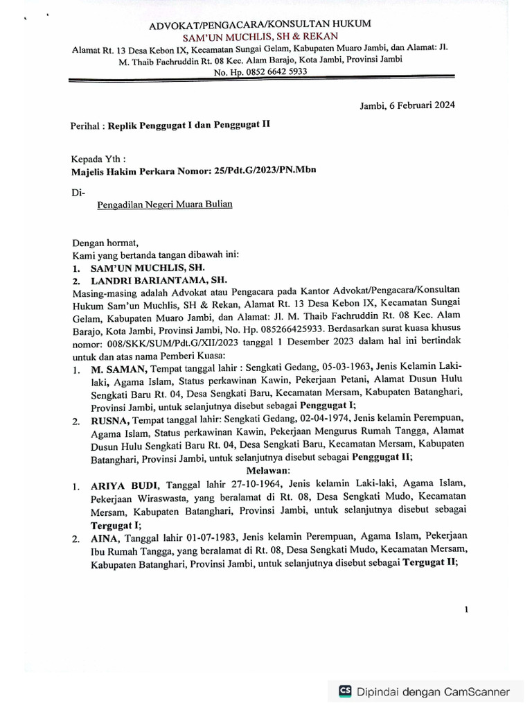 Replik Pi Dan Pii | PDF