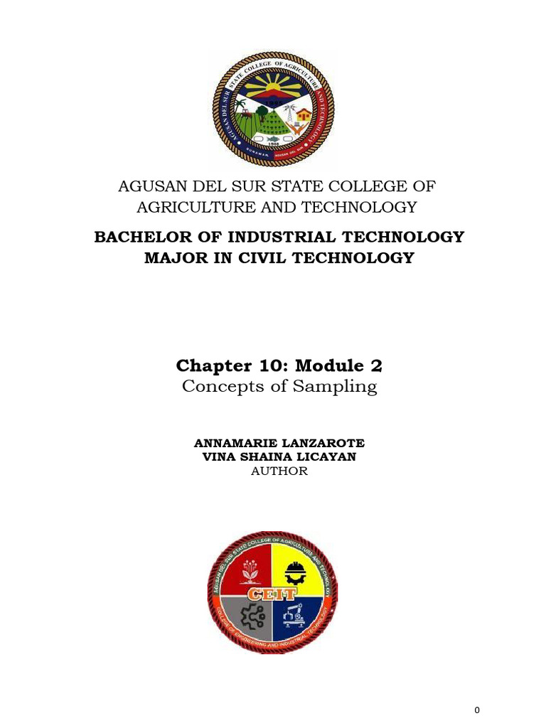 Module 2. Concept of Sampling | PDF | Sampling (Statistics) | Statistics