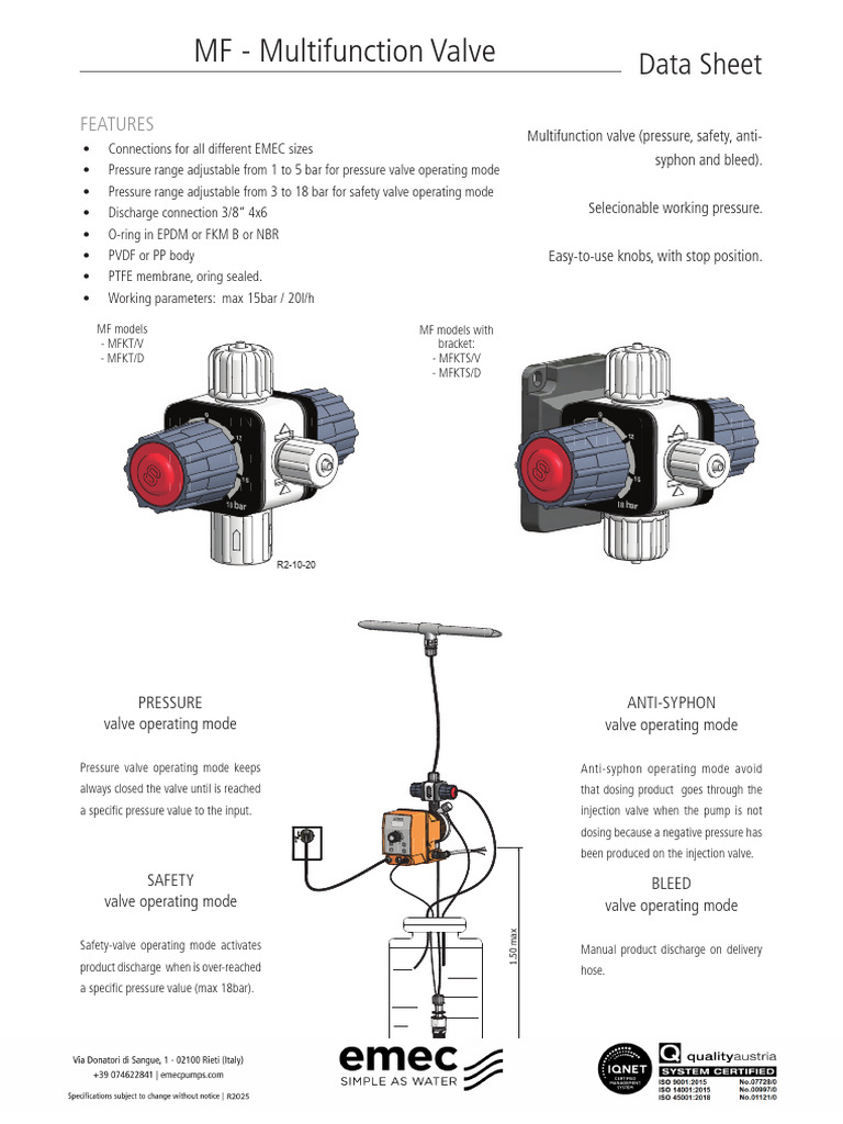 MF_valves_eng | PDF | Valve | Mechanical Engineering