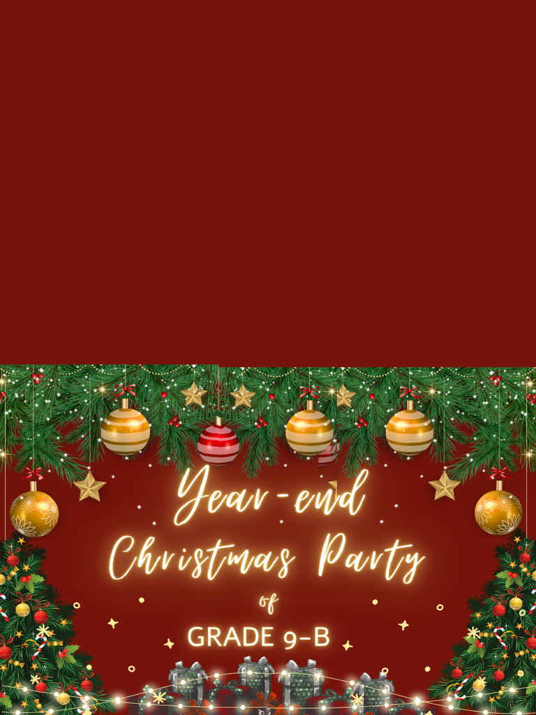 Christmas Party Tarp | PDF