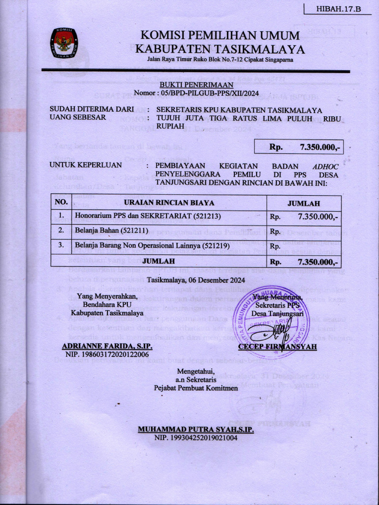 Scan - SPJ PILGUB - Bulan Esember | PDF