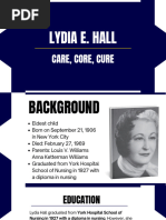 Lydia Hall Theory | PDF | Nursing | Physical Therapy