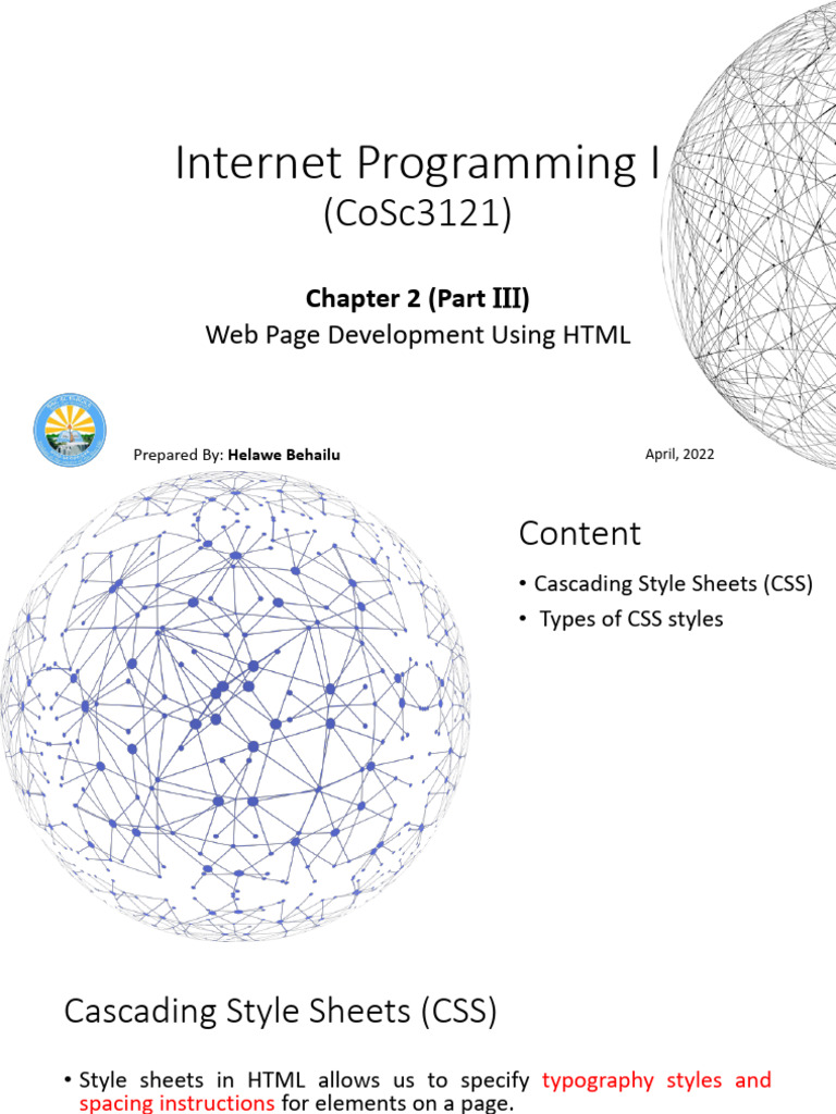 Chapter 2 - Part 3 (1) | PDF | Html Element | Html