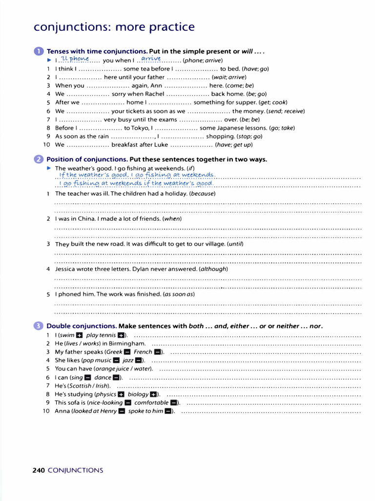 (0612) Conjunction Homework | PDF