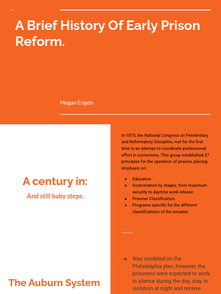 A Brief History of Early Prison Reform. | PDF | Prison | Thirteenth Amendment To The United ...