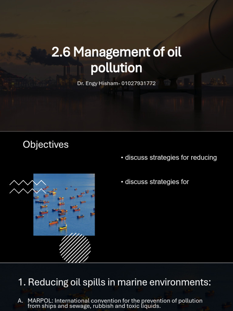 Oil Spill Management Strategies | PDF