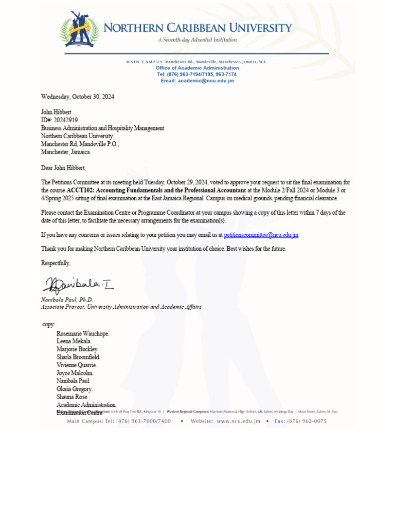 Petiton Letter | PDF