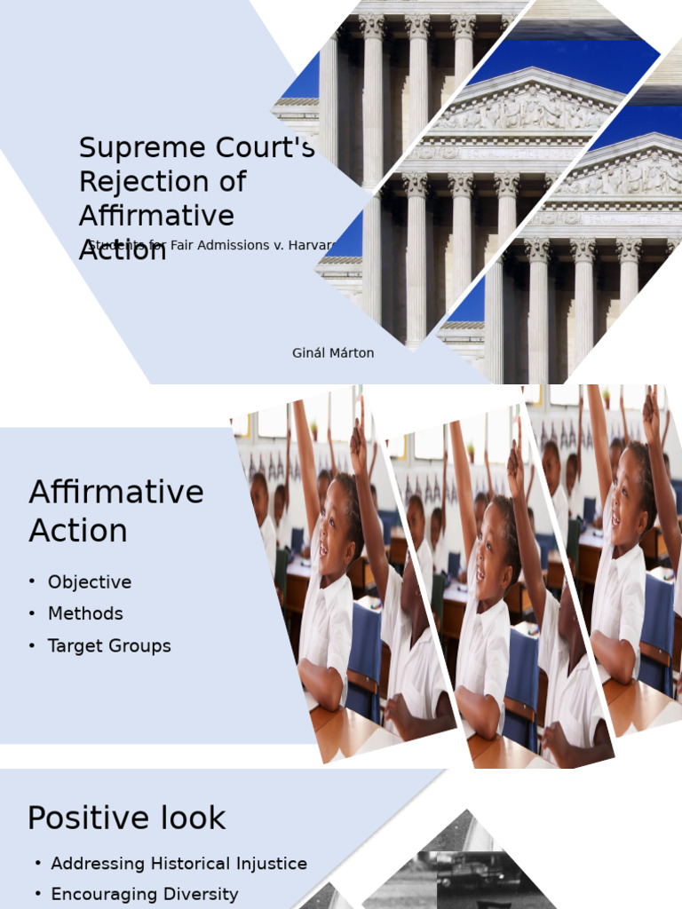 Supreme Court's Rejection of Affirmative Action | PDF | Politics Of The ...