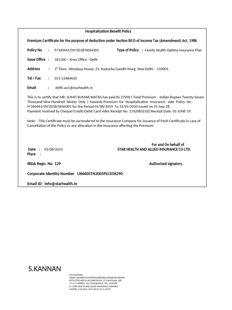 Mediclaim | PDF