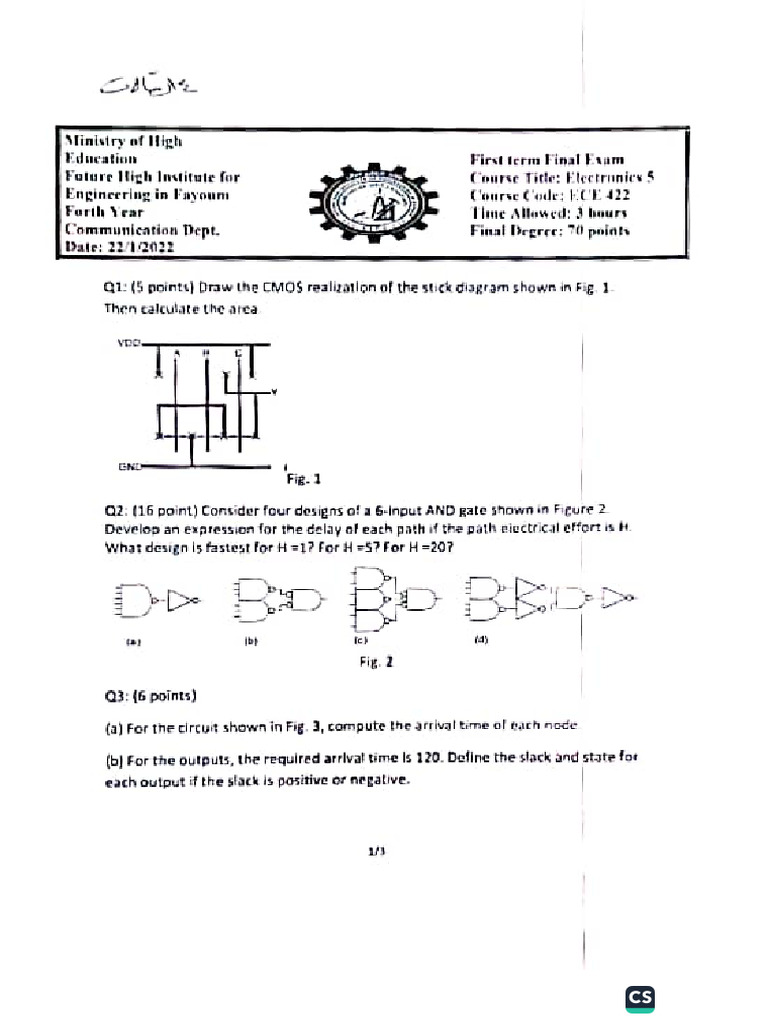 Final Electronics 2025 | PDF