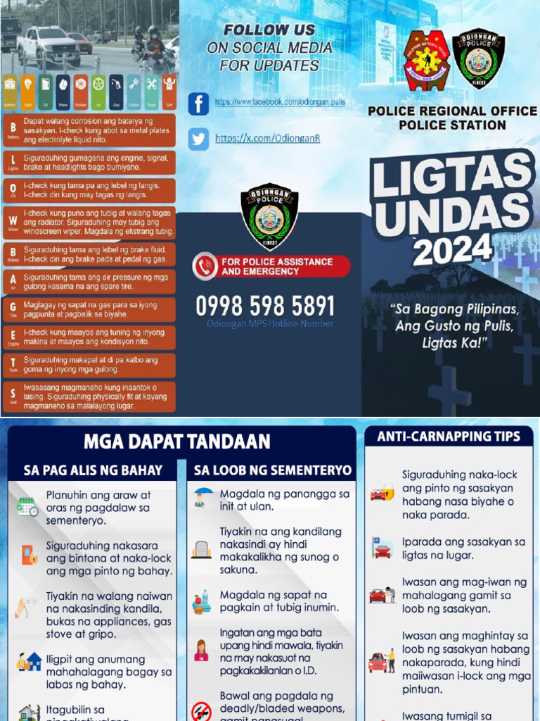Ligtas Undas Flyers 2024 | PDF