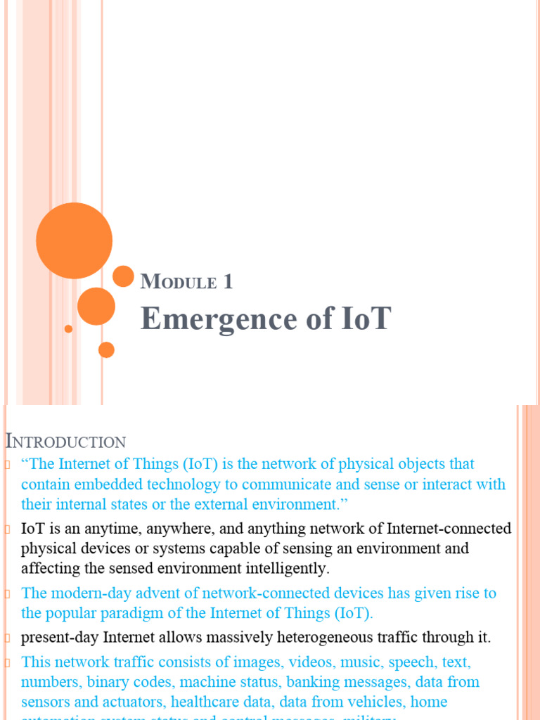 iot module 1 pptx | PDF | I Pv6 | Computer Network
