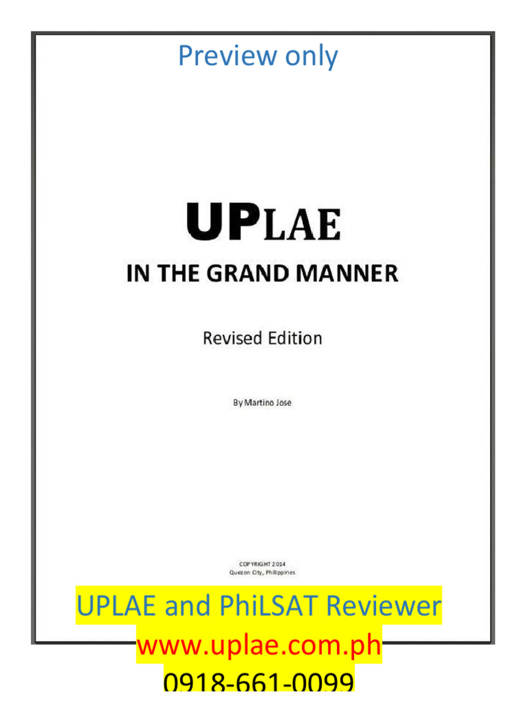 381680563 PhiLSAT Reviewer Preview PDF | PDF