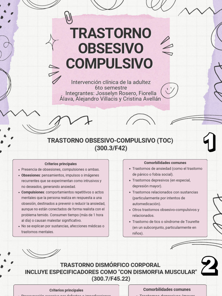 Trastorno Obsesivo Compulsivo - Diapositivas - Compressed | PDF | Desorden obsesivo compulsivo ...