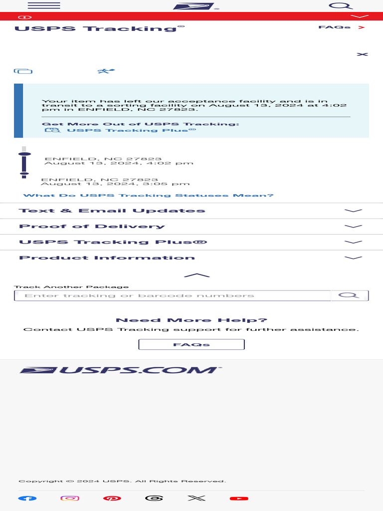 USPS Tracking® Results | PDF | United States Postal Service | Public Sphere
