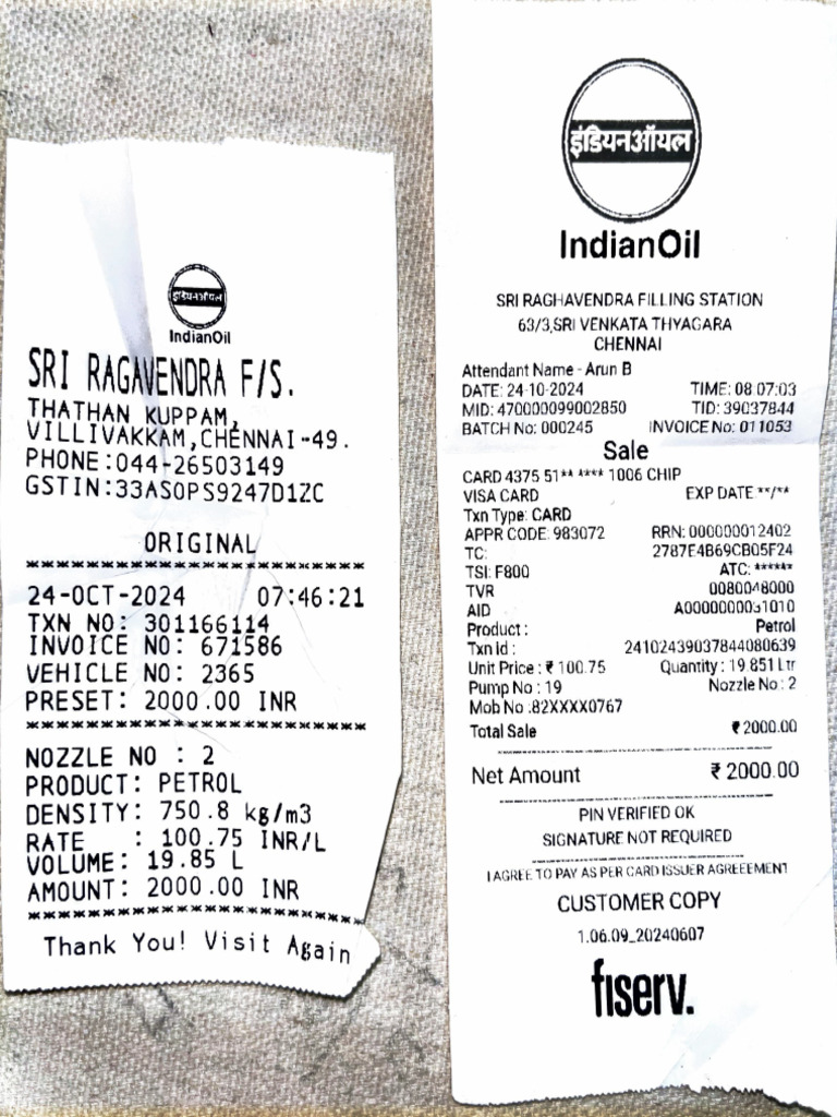 FPA DRK Nov 24 Fuel Bills | PDF