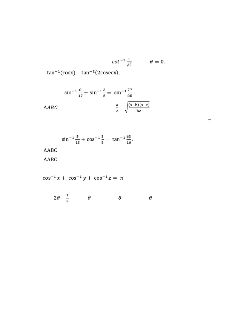 Assignment 8 Trignometric Function | PDF