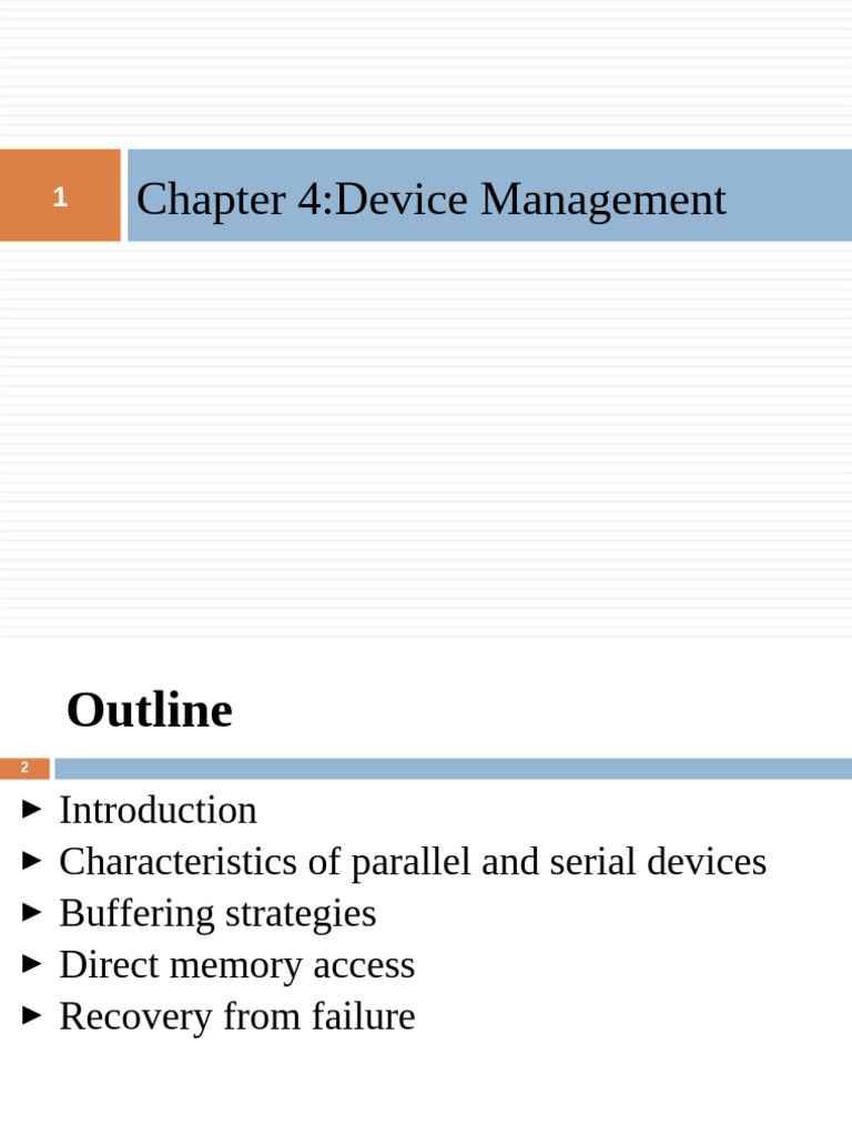 Device Management in Operating Systems | PDF | Computer Data Storage ...
