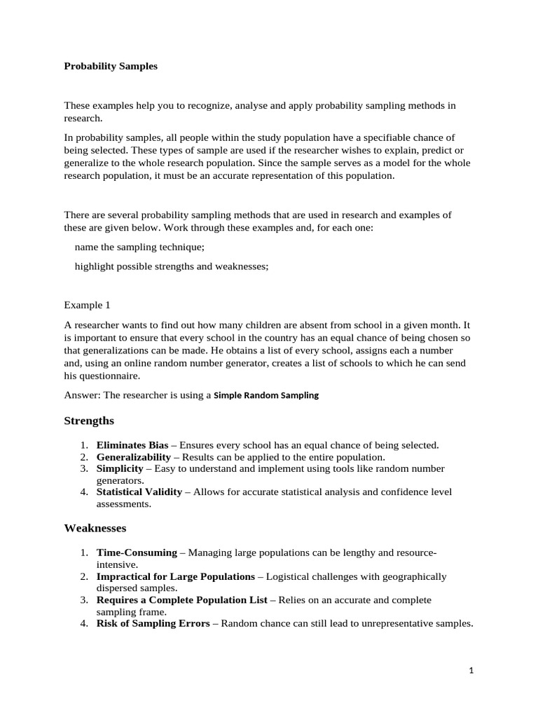 SAMPLING Exercises | PDF | Sampling (Statistics) | Stratified Sampling