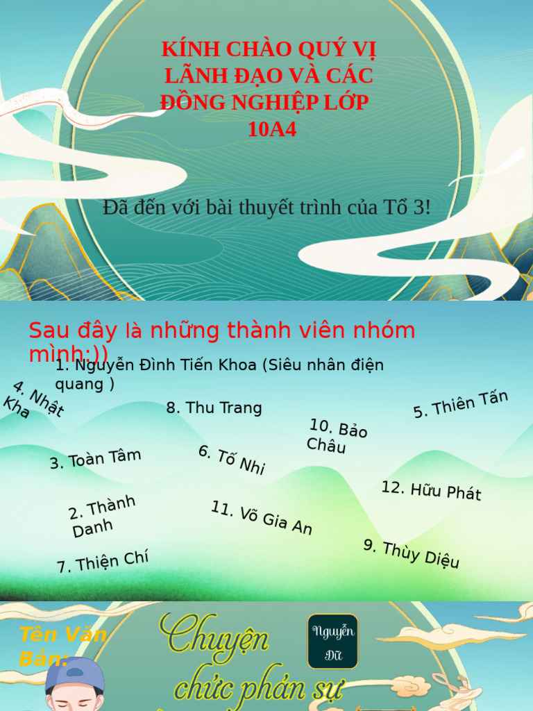 Bai 1 Chuyen Chuc Phan Su Den Tan Vien | PDF