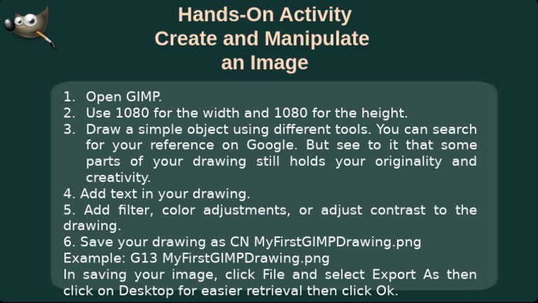 Hands-On Activity | PDF