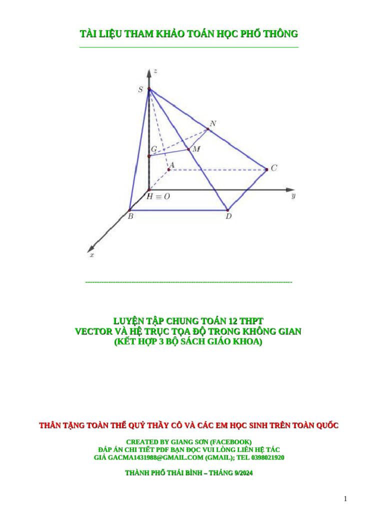 luyen-tap-chung-toan-12-vector-va-he-truc-toa-do-trong-khong-gian | PDF