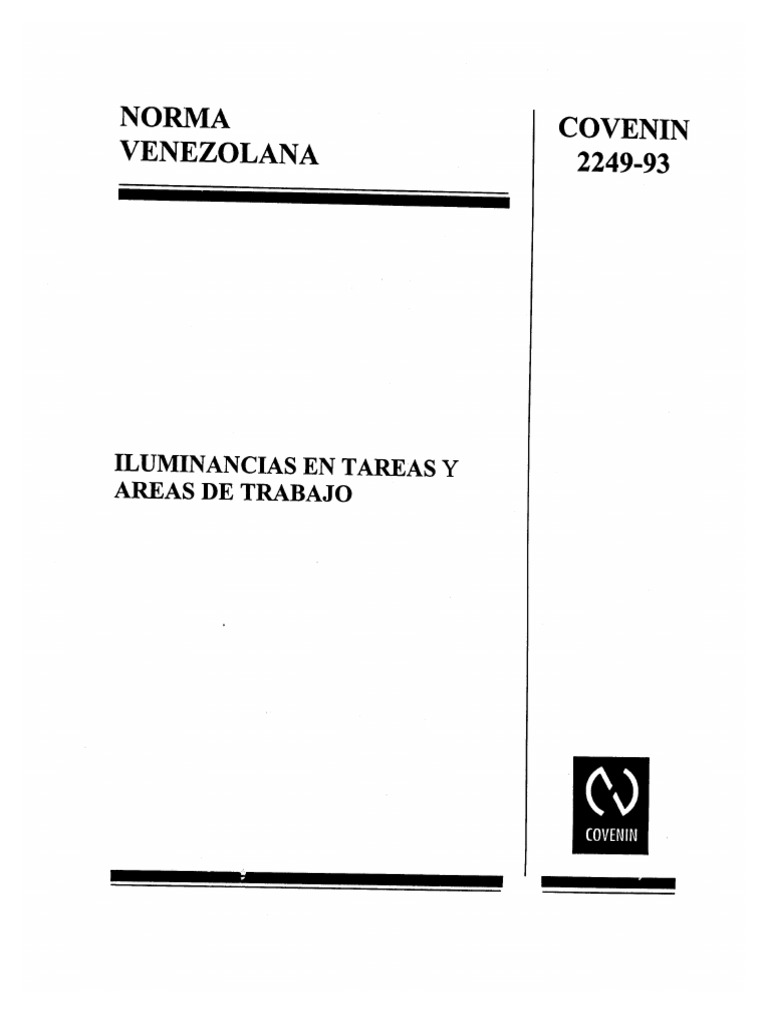 Covenin 2249-93 | PDF