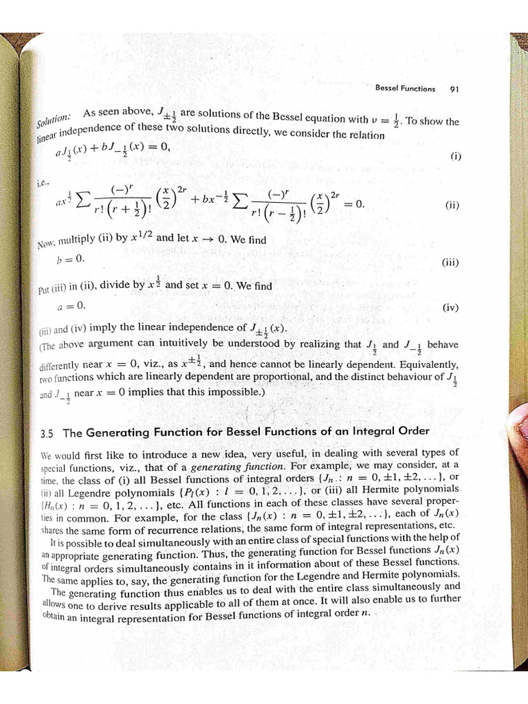 Bessel Function.. | PDF