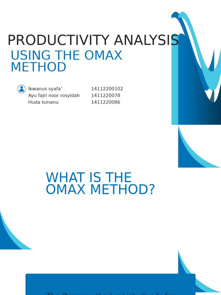 Analisa Produktifitas Dengan Metode Omax | PDF | Data Analysis | Data