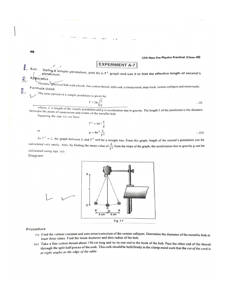 Simple Pendulum | PDF