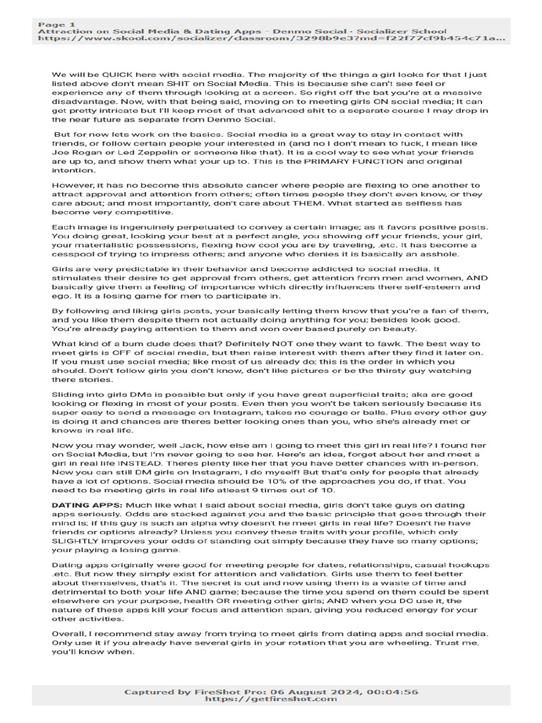 05-Attraction On Social Media Dating Apps | PDF | Behavioural Sciences ...