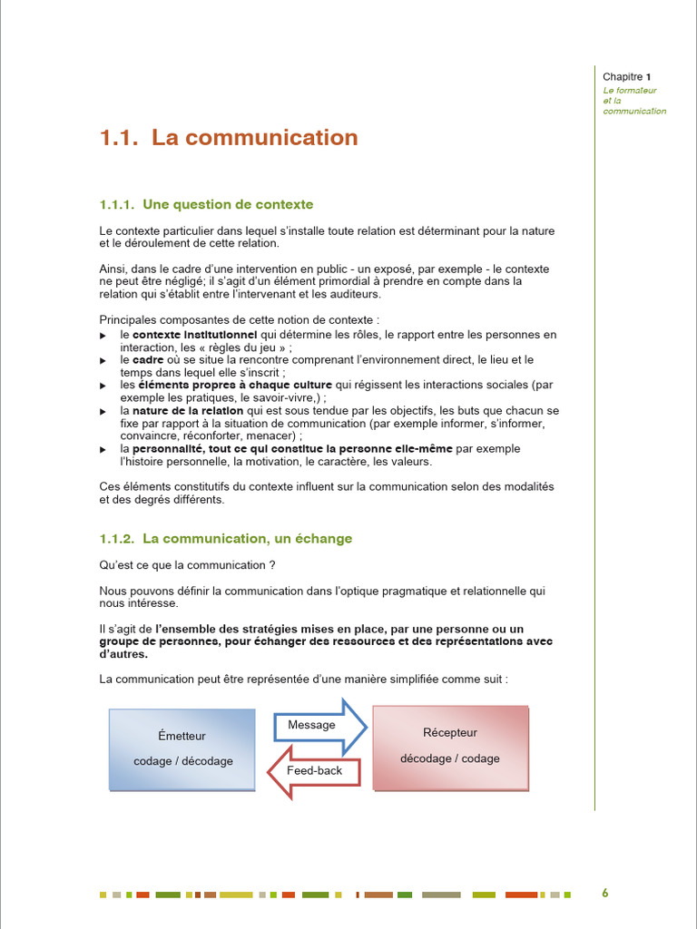 Comprendre le Contexte en Communication | PDF | la communication
