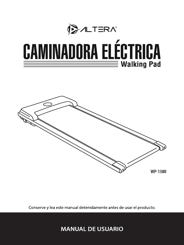Manual Caminadora CE-1380 | PDF