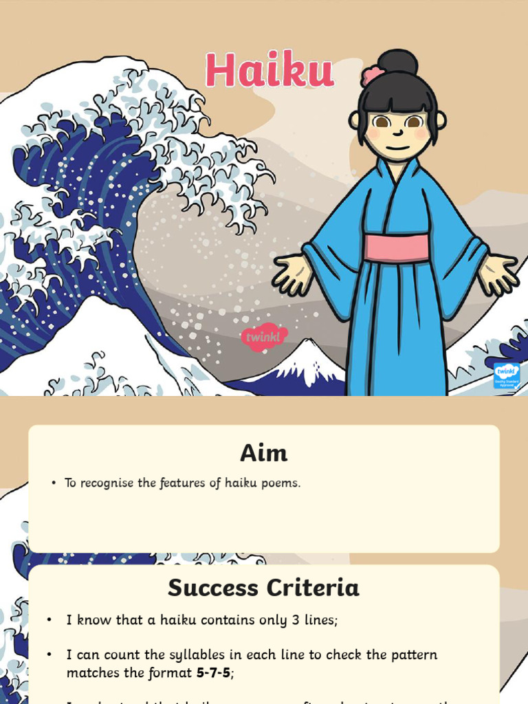 Haiku Teaching Powerpoint | PDF | Haiku | Poetry
