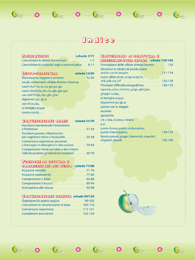 Vebuka Italiano Mela Verde Prima | PDF