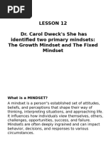 Mindset by Carol Dweck | PDF | Mindset | Psychological Concepts
