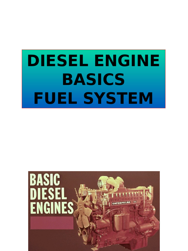 Fuel System Basics | PDF | Fuel Injection | Pump