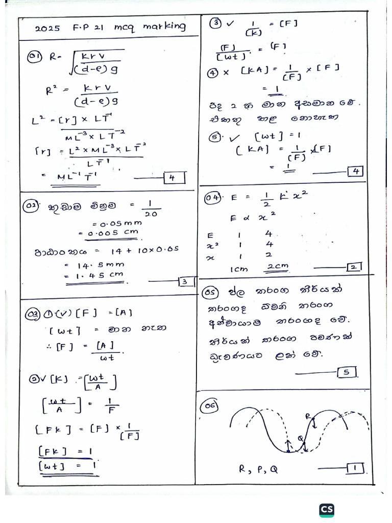 25 FP 21 Marking | PDF