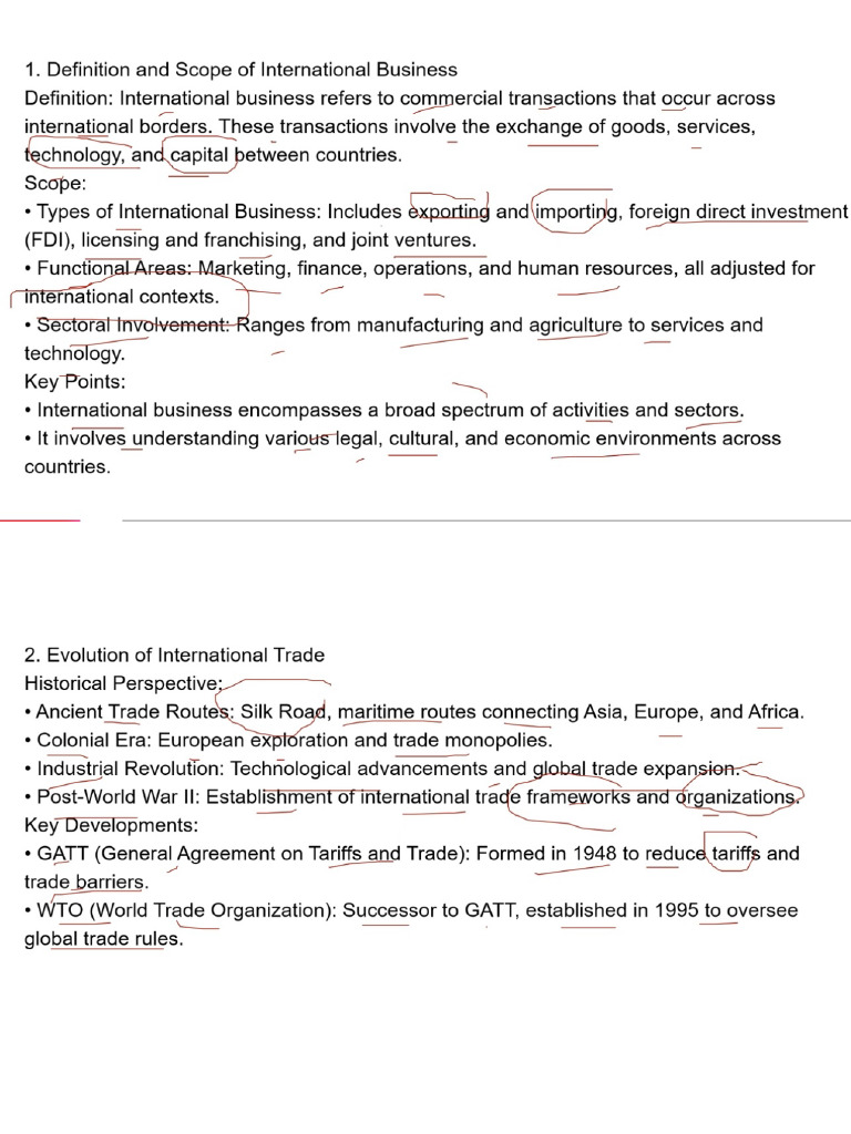 Intro To International Business and Trade | PDF