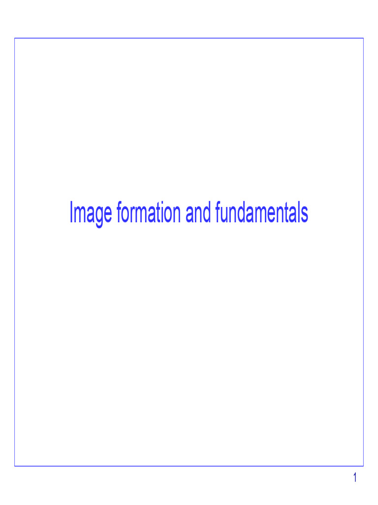 Digital Image Processing Basics | PDF | Image Resolution | Pixel