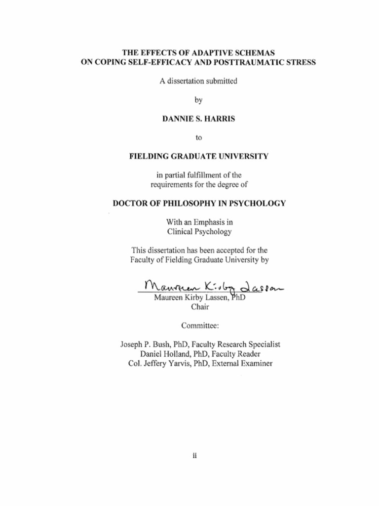 The Effects of Adaptive Schema | PDF | Psychological Trauma | Schema ...