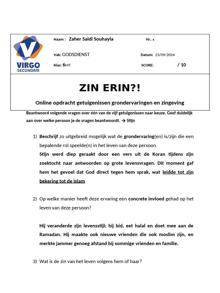 ZIN ERIN - Takenblad Online OFF | PDF