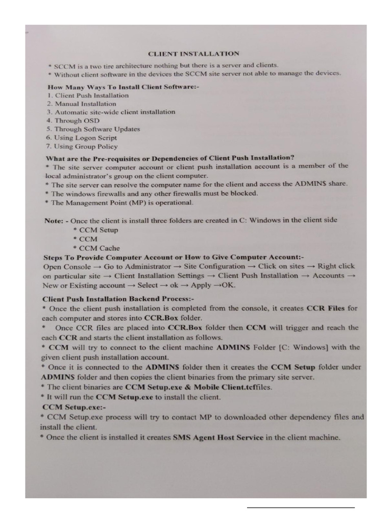 Client installation | PDF