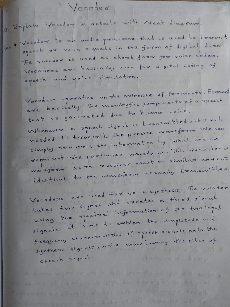 DSP VOCODER Shitikantha Nanda | PDF