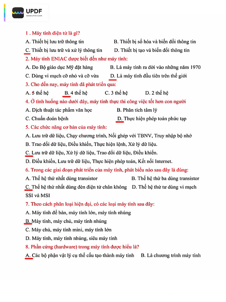 DA OntaptinhocdaicuongNM - Phan1 | PDF